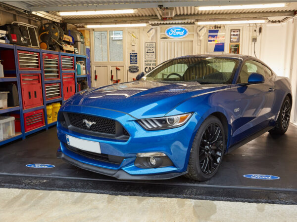 Ford Enthusiast From Essex Chooses Duramat Custom Printed Garage Floor ...